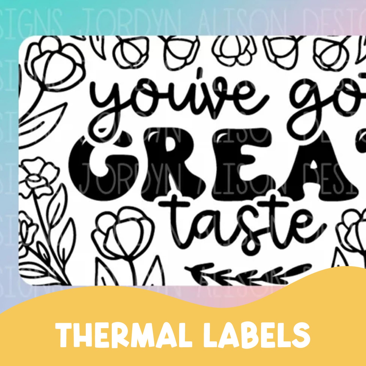 Thermal Label Sticker Designs – JordynAlisonDesigns