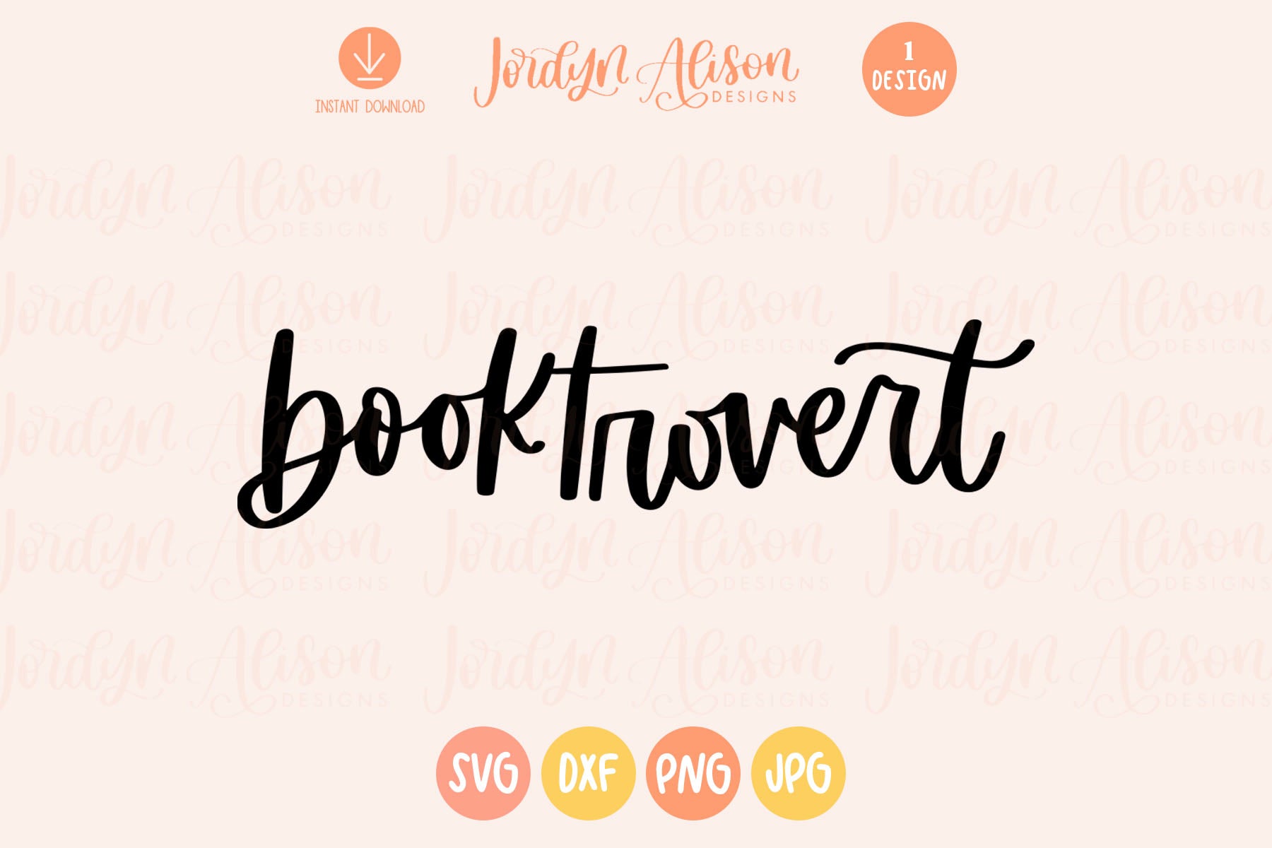 FREE Booktrovert SVG for Cricut | Bookish SVG – JordynAlisonDesigns