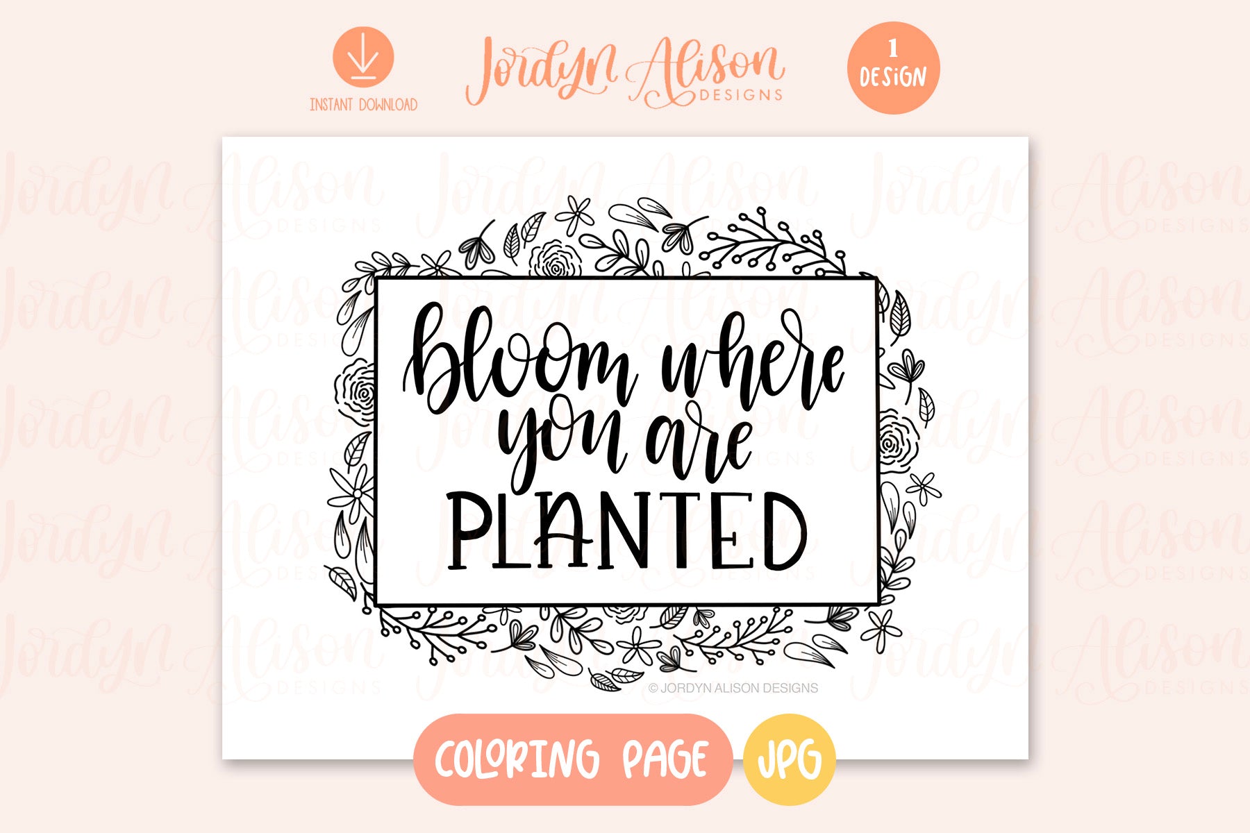 FREE Bloom Coloring Page for Adults | Relaxing Coloring Page ...