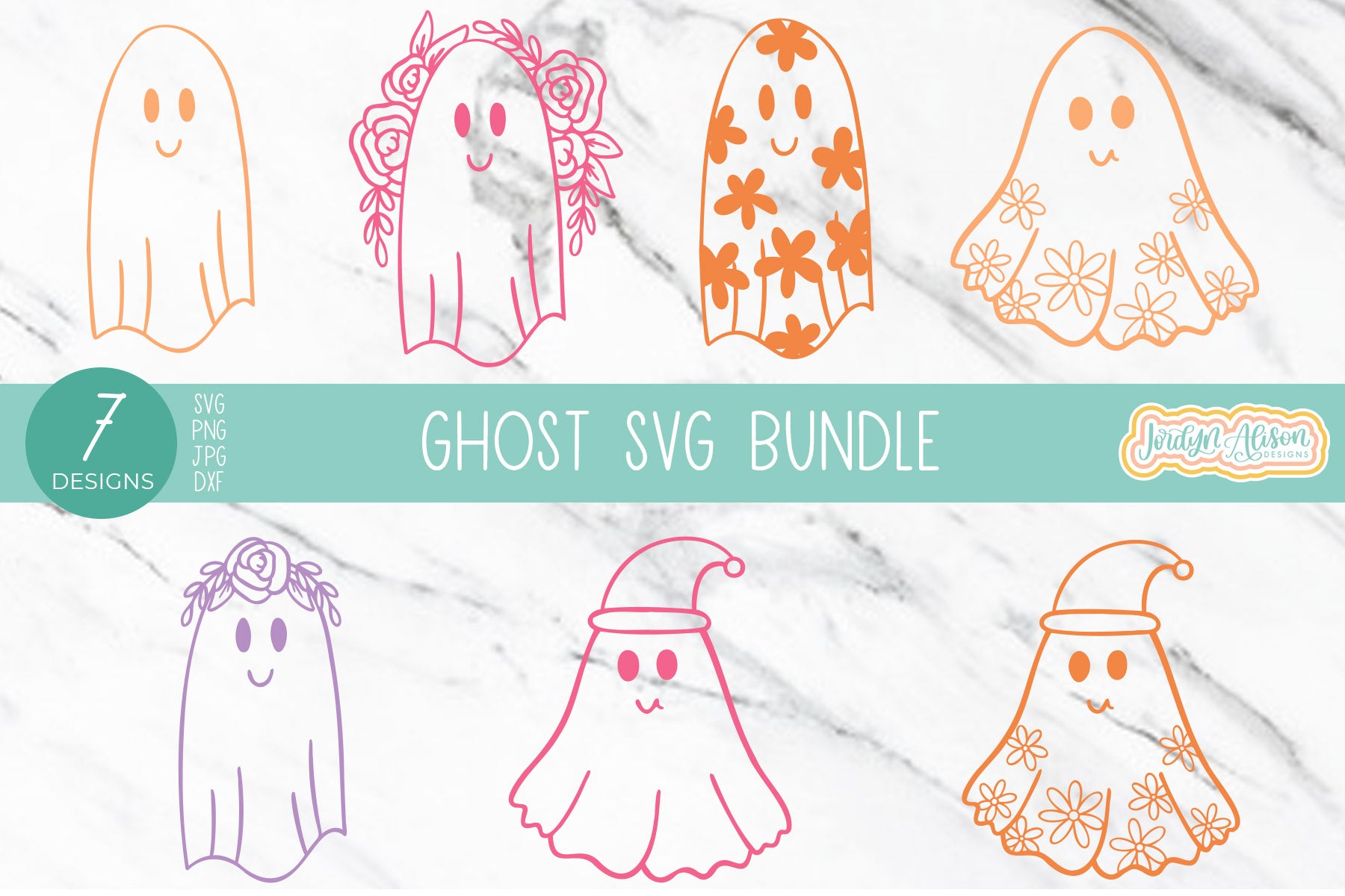 Cute Halloween Ghost SVGs for Cricut – JordynAlisonDesigns