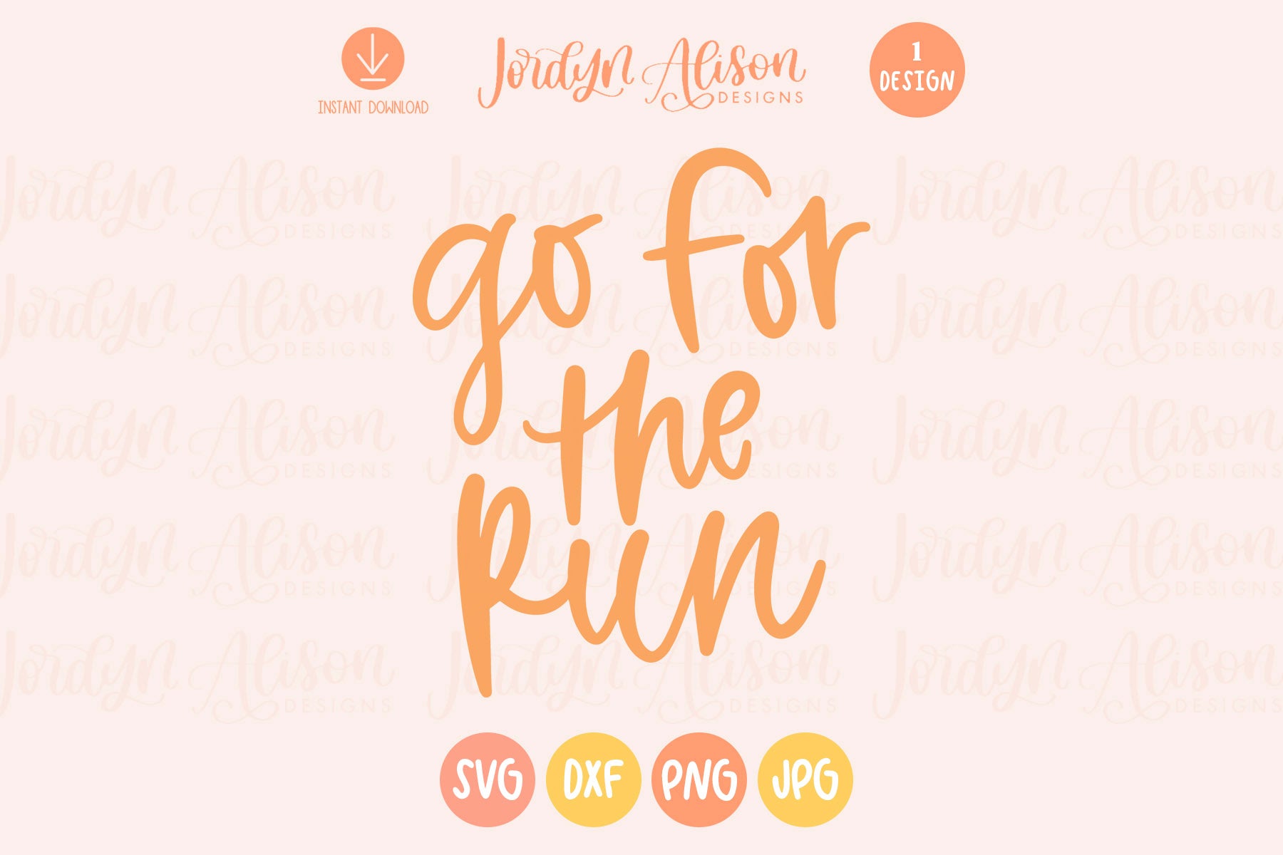 Go for the Run SVG | Running SVG for Cricut – JordynAlisonDesigns