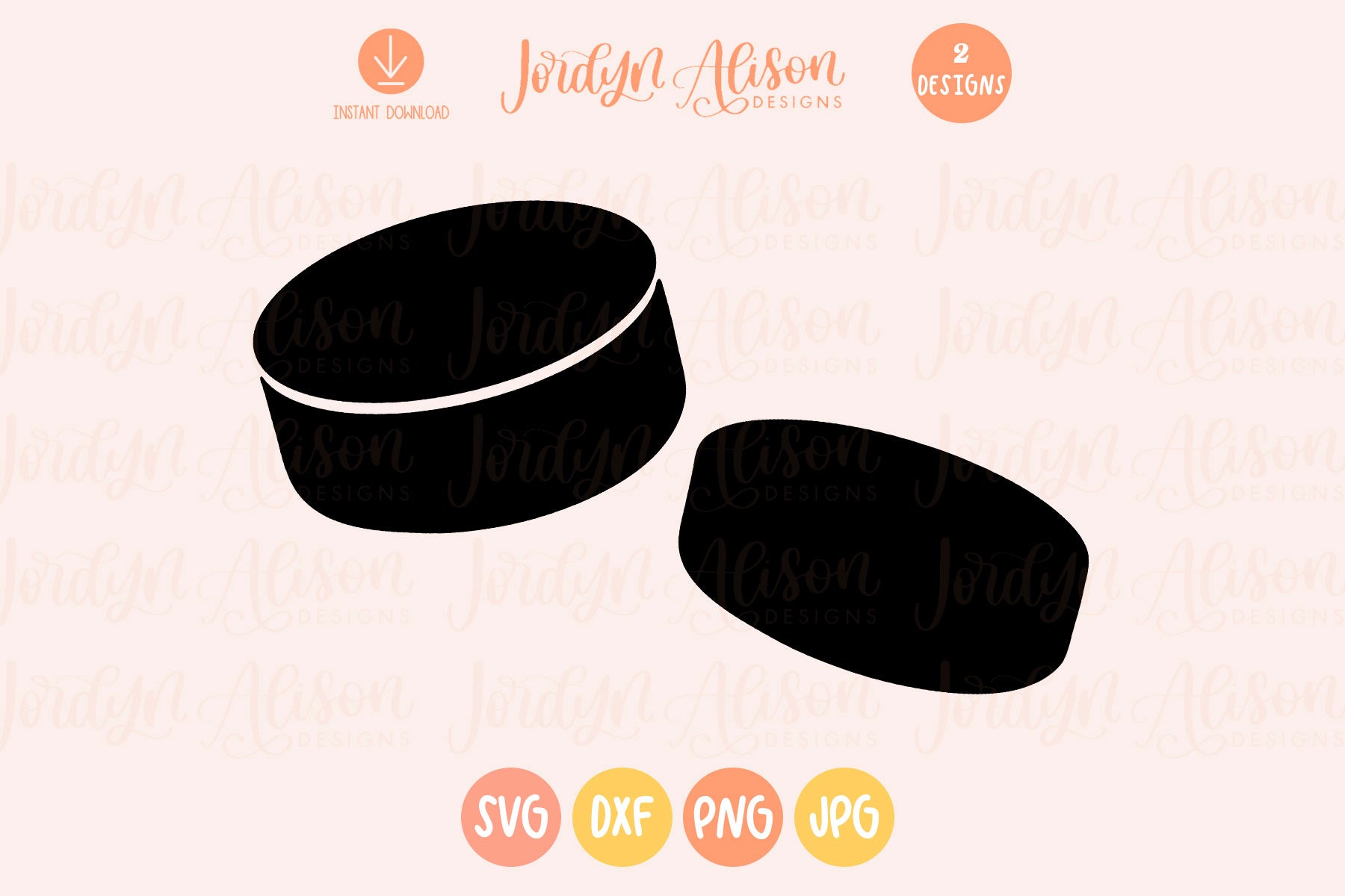 Hockey Puck SVGs for Cricut | Hockey Doodle SVG – JordynAlisonDesigns