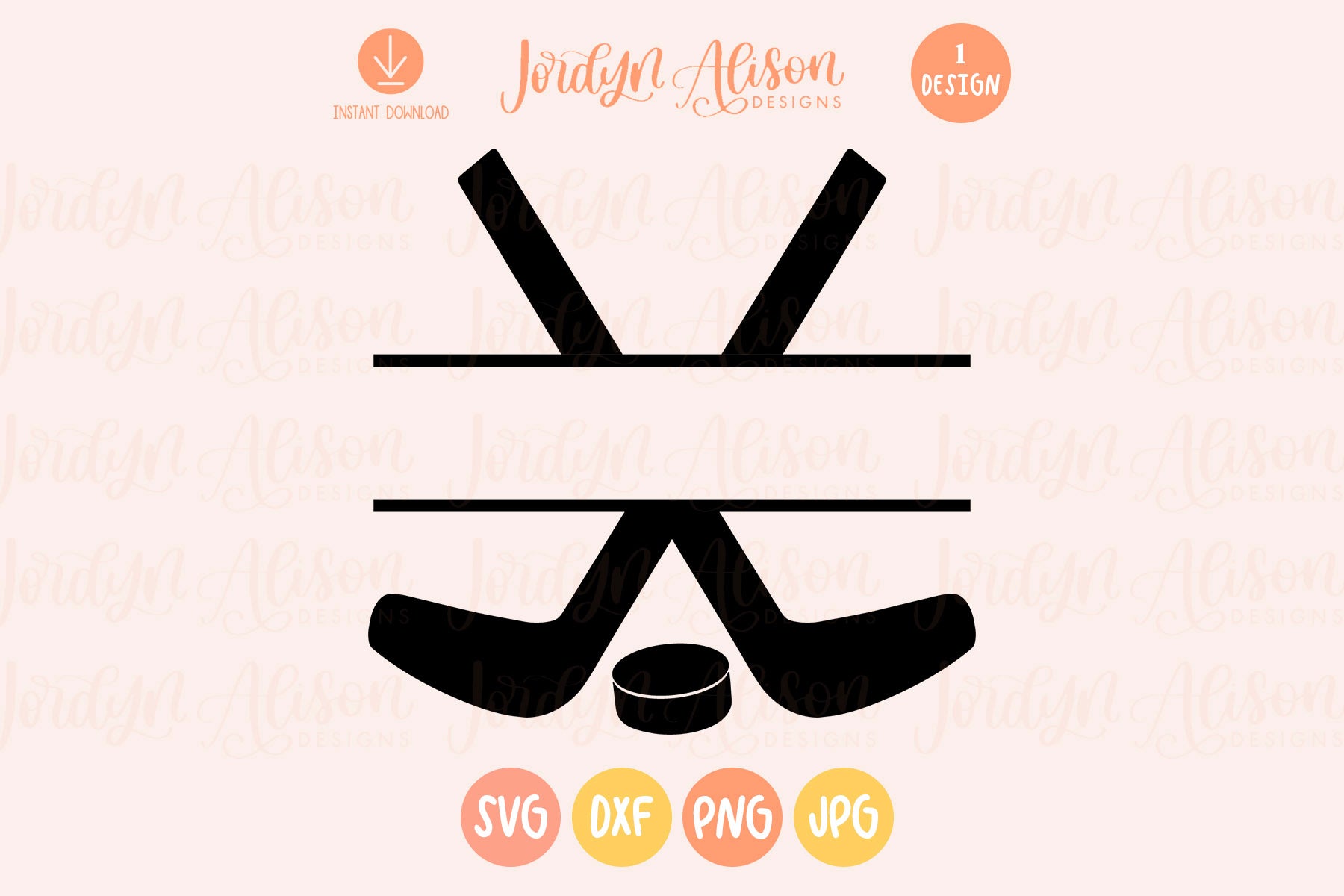Hockey Stick Split SVG | Hockey SVG for Cricut – JordynAlisonDesigns