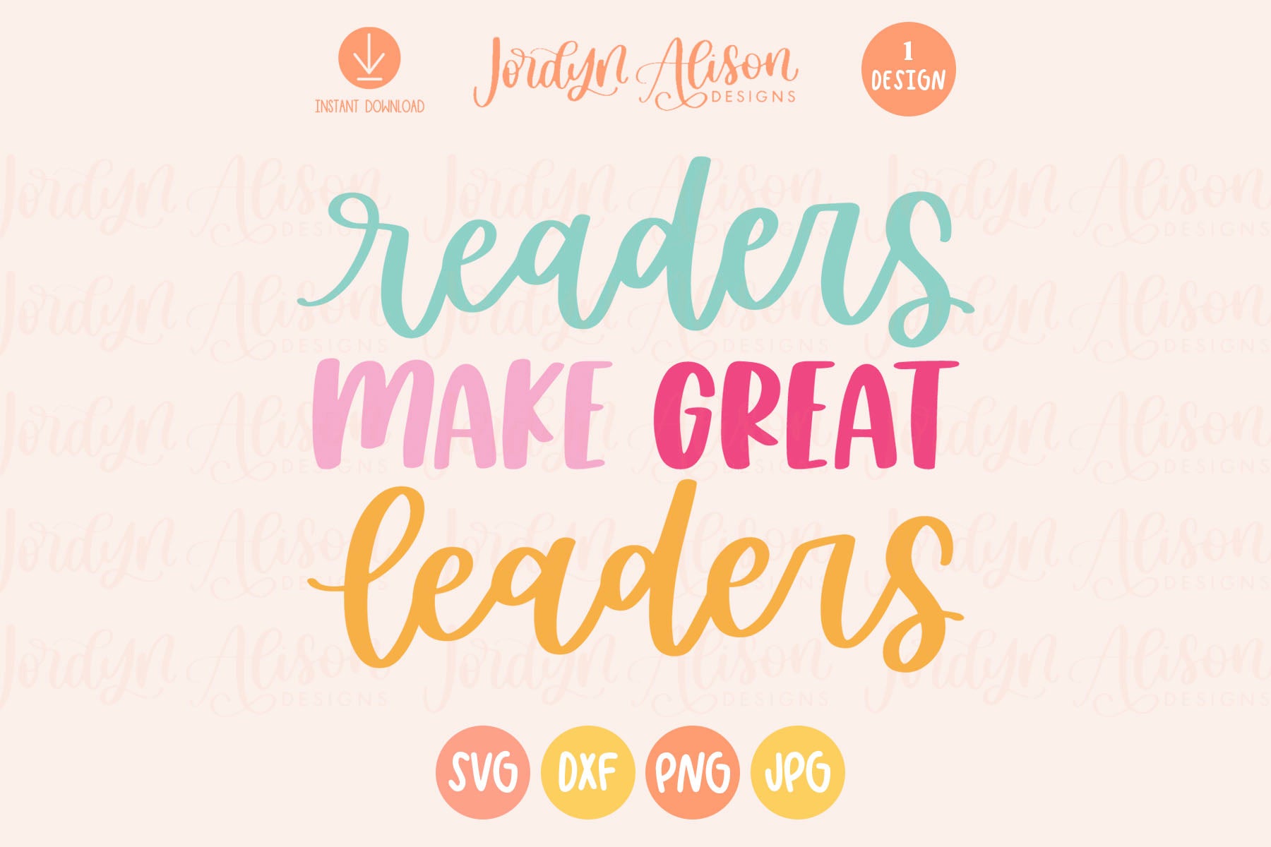 Readers Make Great Leaders SVG | SVG for Book Lovers – JordynAlisonDesigns