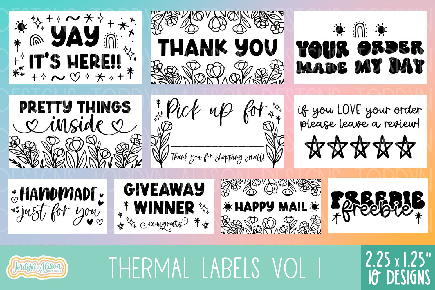 Small Business Thermal Labels | Rollo + Dymo Compatible ...