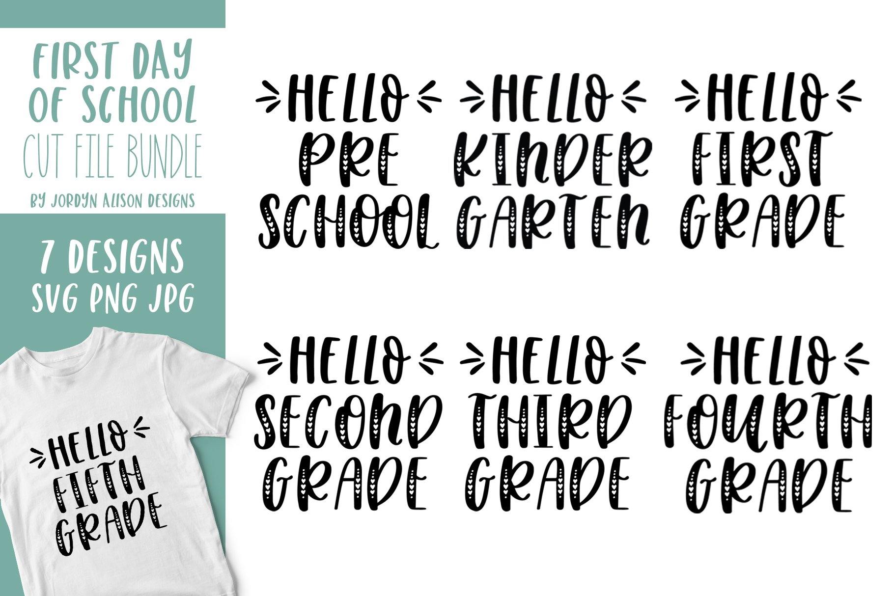 Cut File | Hello Grade Bundle – JordynAlisonDesigns