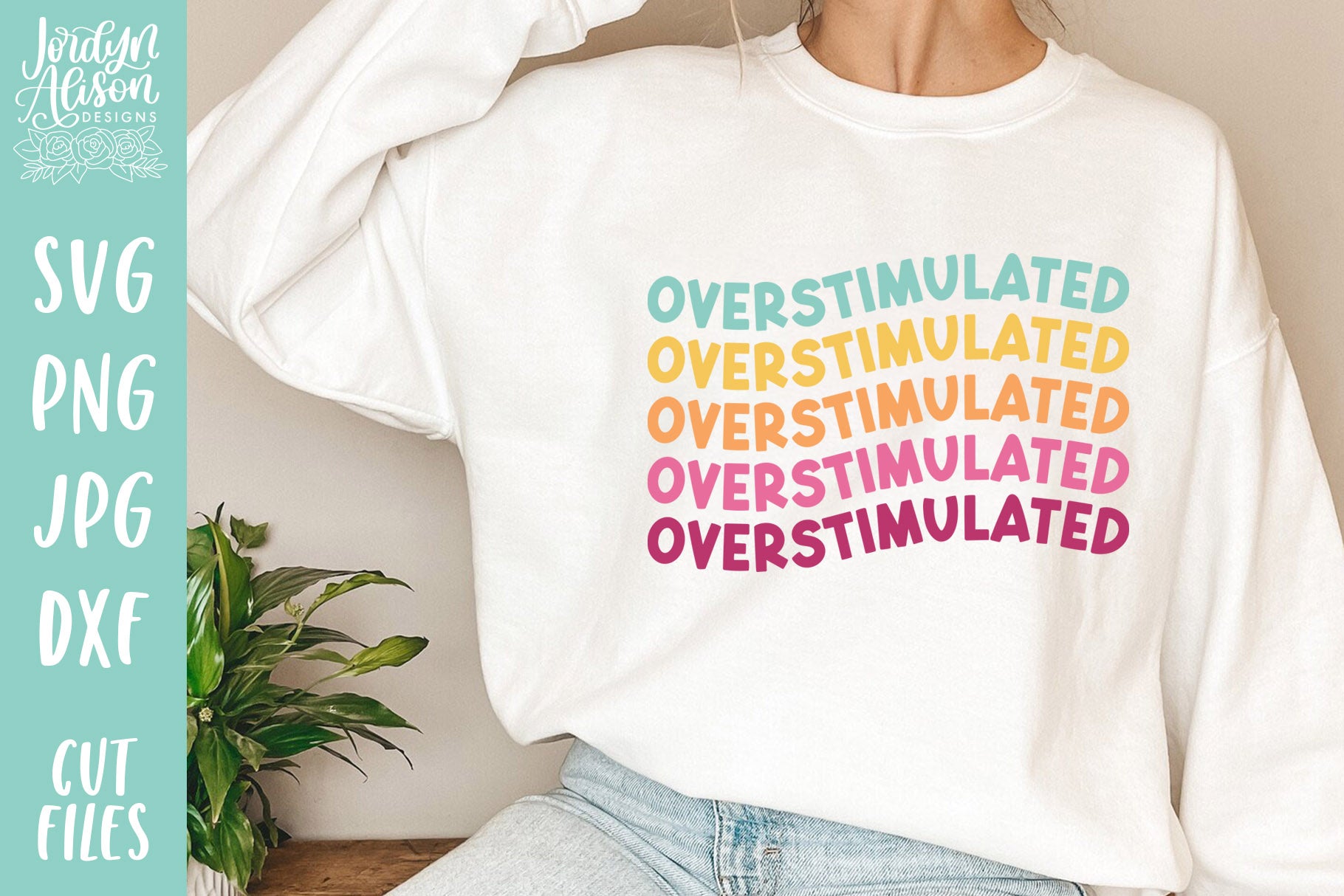Overstimulated Wave SVG | ADHD SVG for Cricut – JordynAlisonDesigns